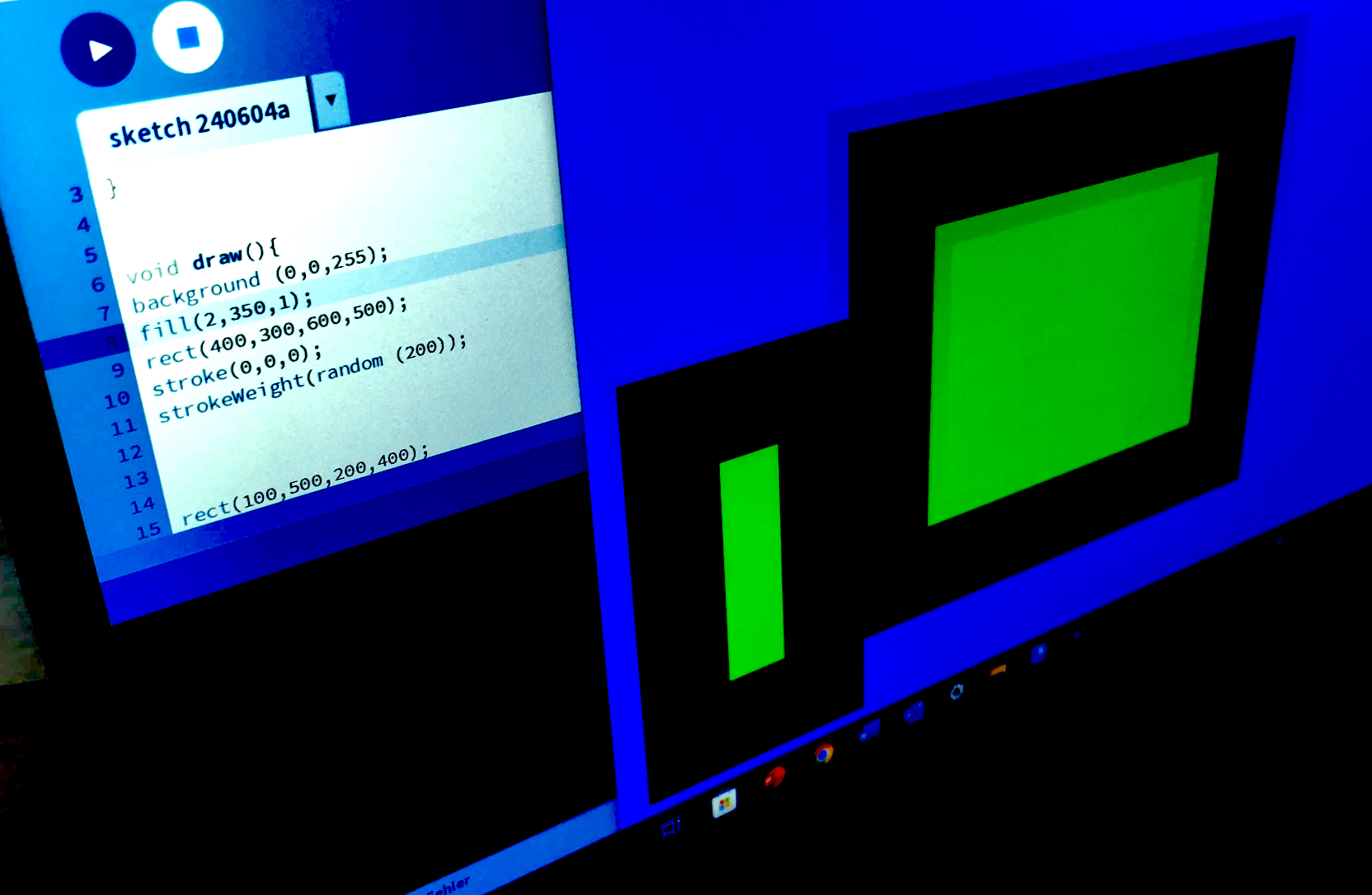 Meet and Code Moving Squares